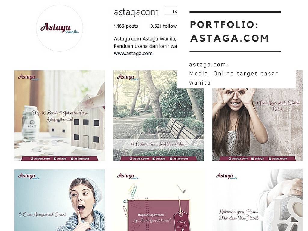 Astaga Wanita - Digital Marketer